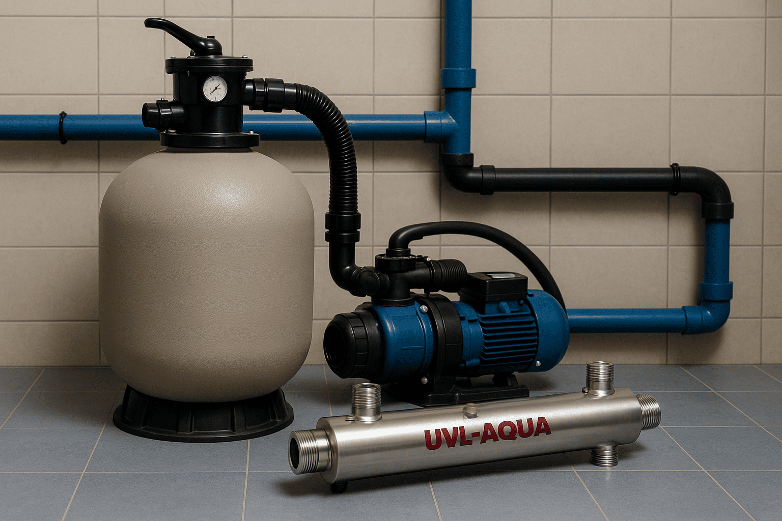 UV Lamp System for Pool Water Treatment - UVL