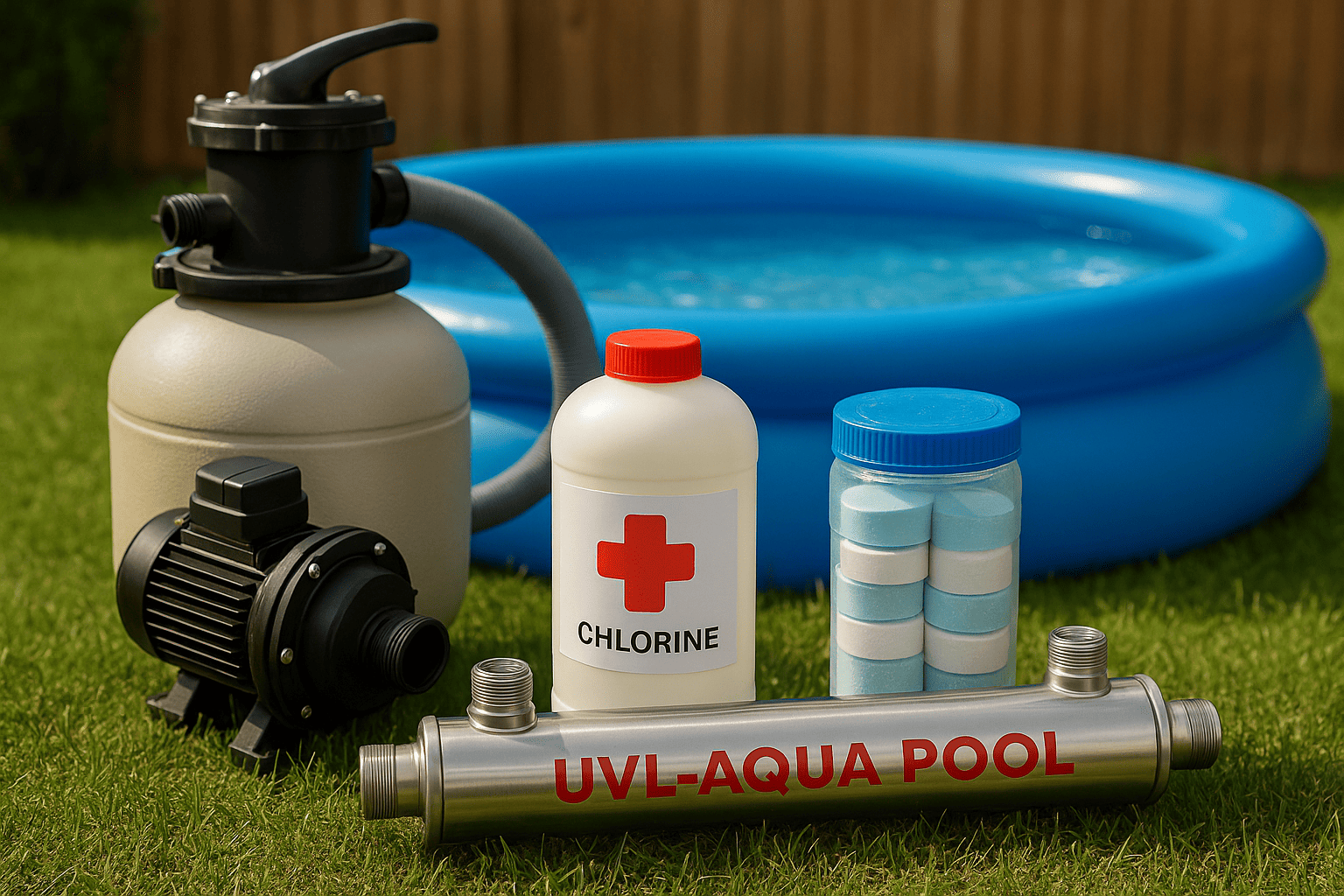 UV Disinfection and Chlorine for Safe Kids’ Pool Water - UVL