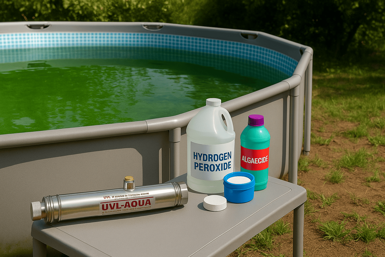 Green Pool Water Recovery Steps - UVL